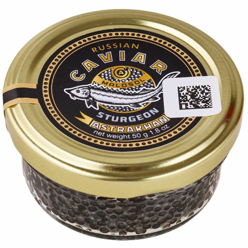 Икра черная осетровая 50г