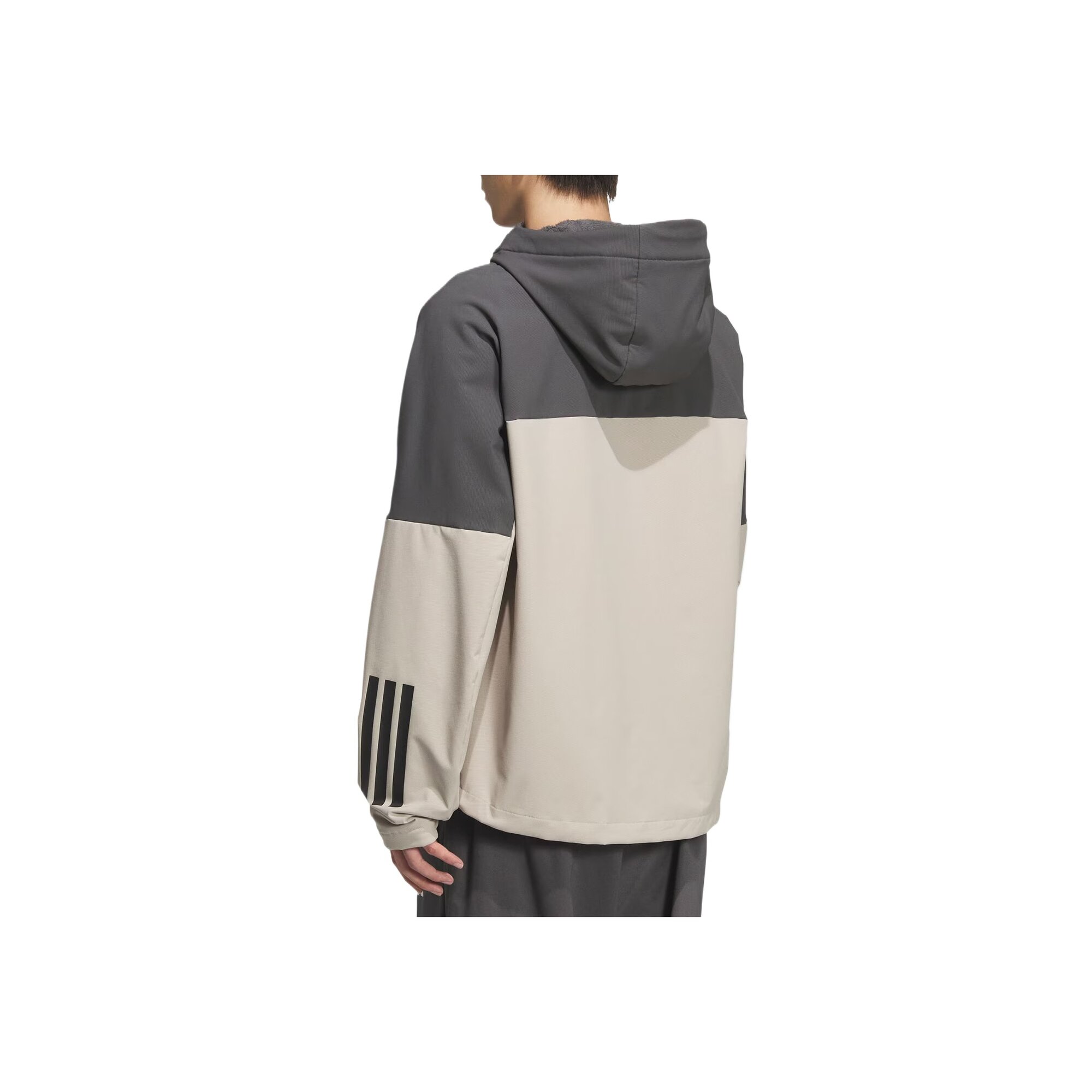 Куртка adidas, размер М, бежевый — фото 1