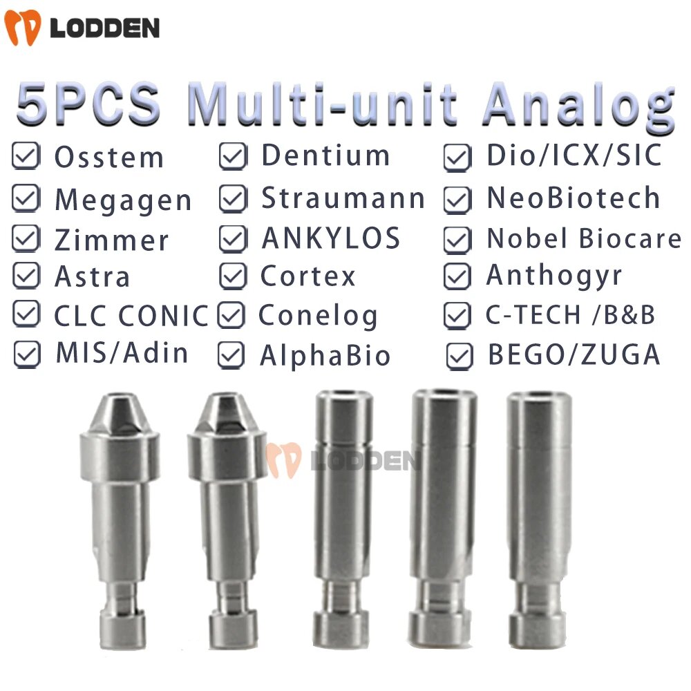 5 шт. стоматологический мультиблок аналоговый/3D цифровой аналоговый Lodden NeoBiotech-R-analog