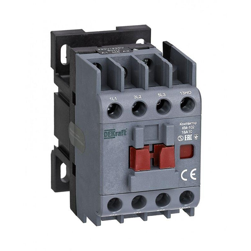 Контактор КМ-102 18А кат. 220В/230В AC 1НЗ AC-3 AC-4, SCHNEIDER ELECTRIC 22035DEK (1 шт.)