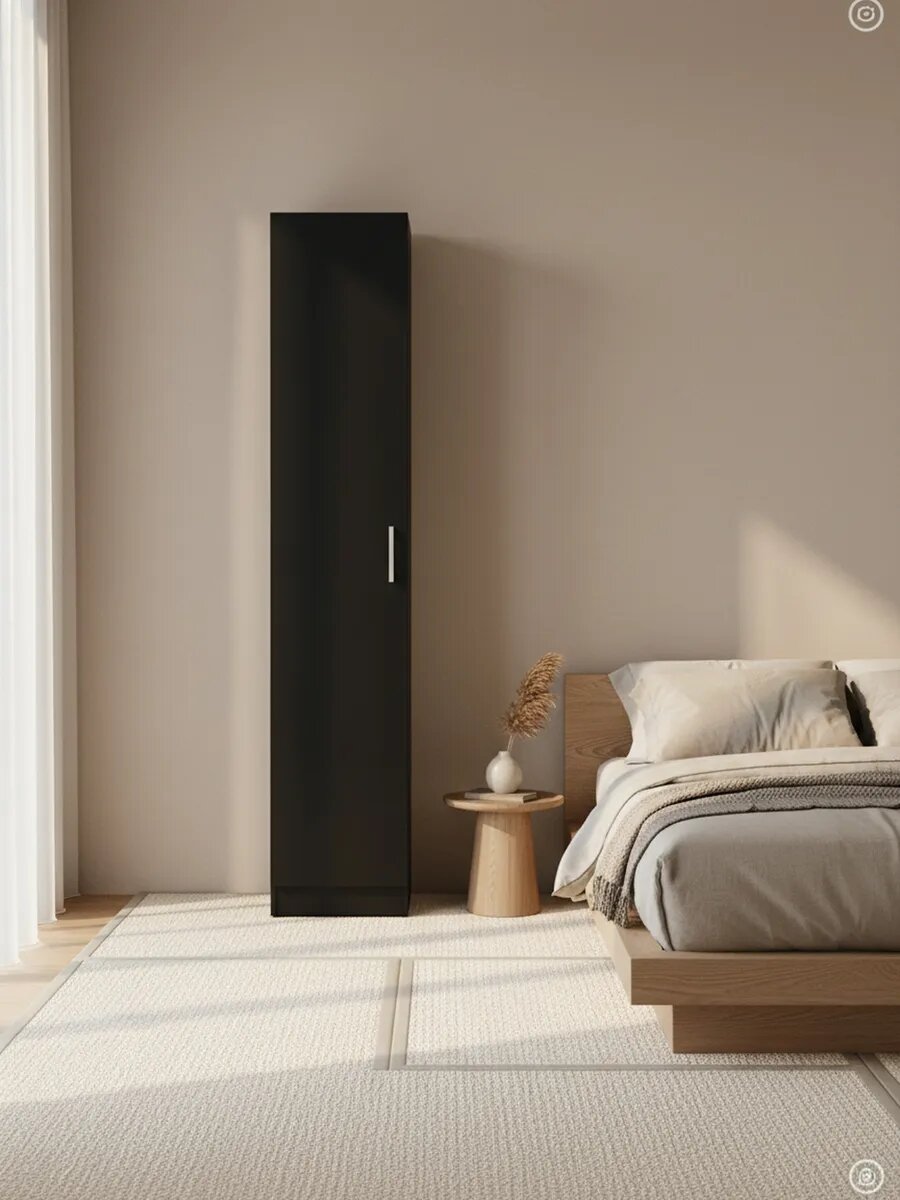 Шкаф пенал FRESTER распашной балкон спальня с полками, от производителя