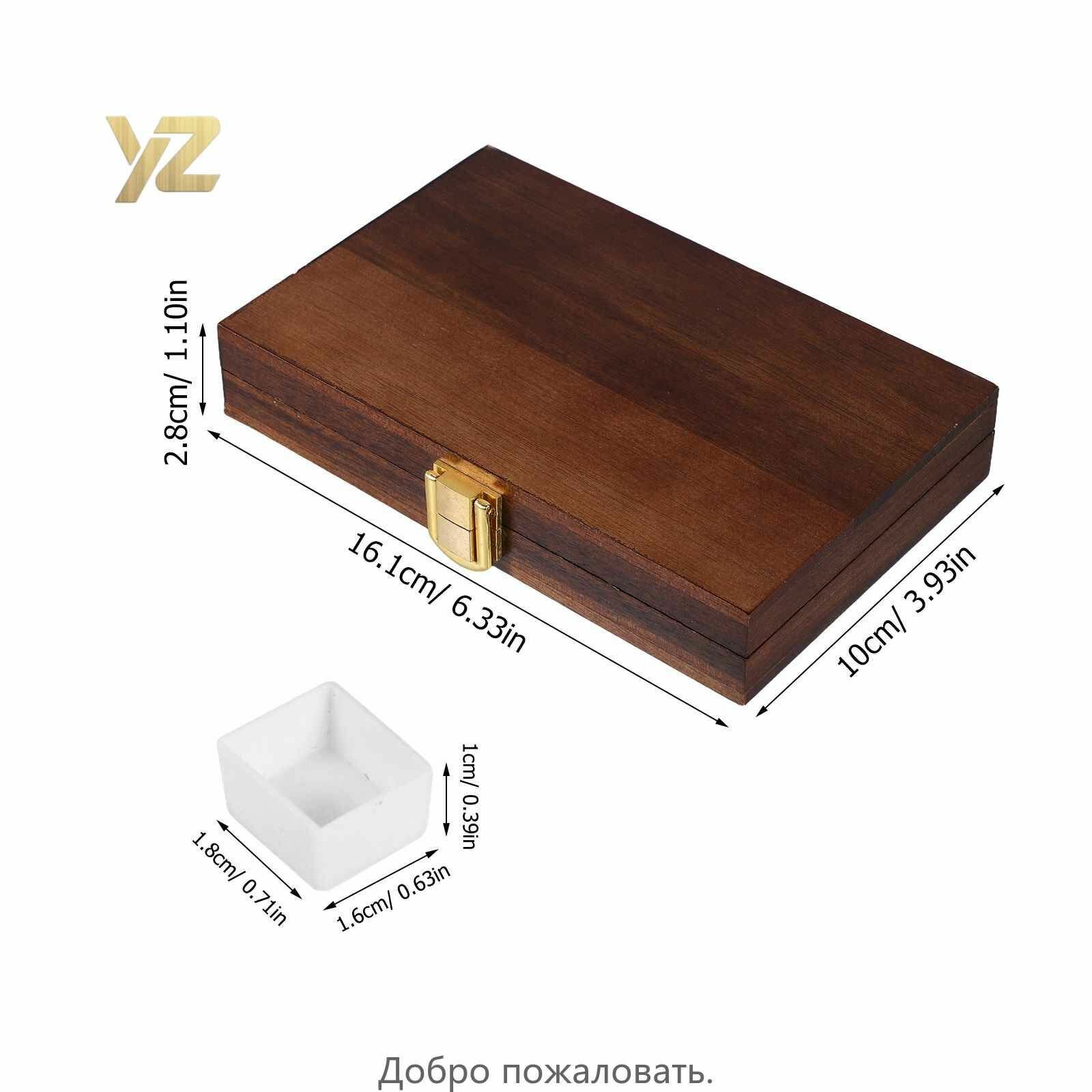 Деревянная Палитра Для Акварели С 36 Гридами И Компактным Дизайном Для Художников И Студентов 1 Набор