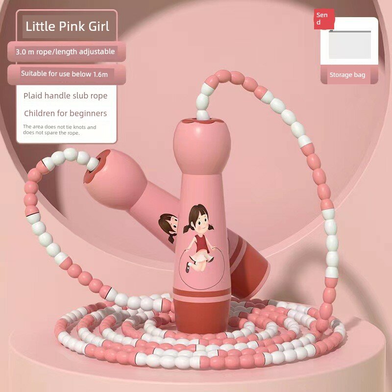 Детская скакалка для детского сада, начальной школы и малышей, спортивная скакалка, износостойкая, без узлов, подходит