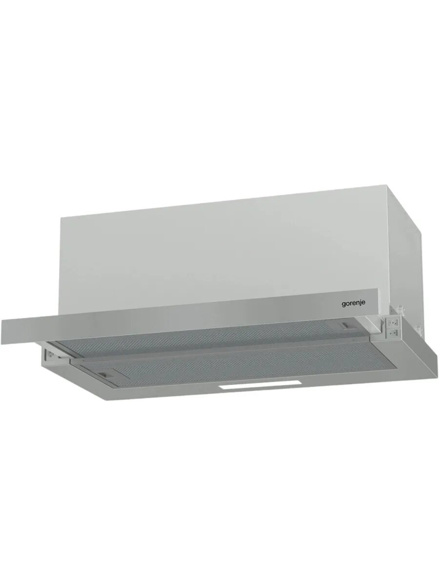 Встраиваемая вытяжка Gorenje TH60E5X из нержавеющей стали, 3 скорости, 213 Вт