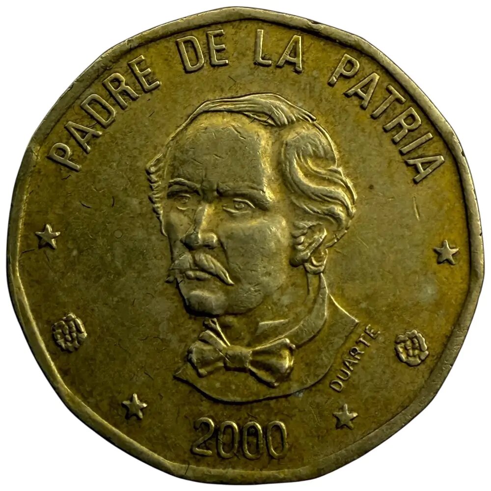 Доминиканская Республика (Доминикана) 1 песо 2000 г.