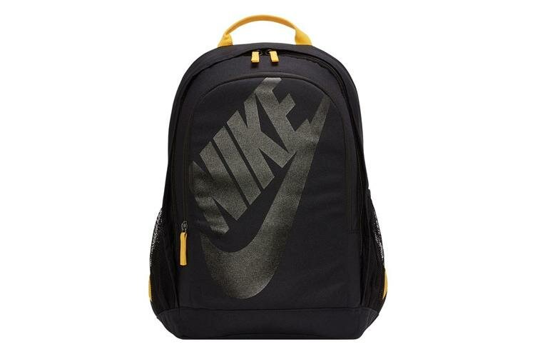 Рюкзак тканевый унисекс Nike Hayward Regular, черный и желтый