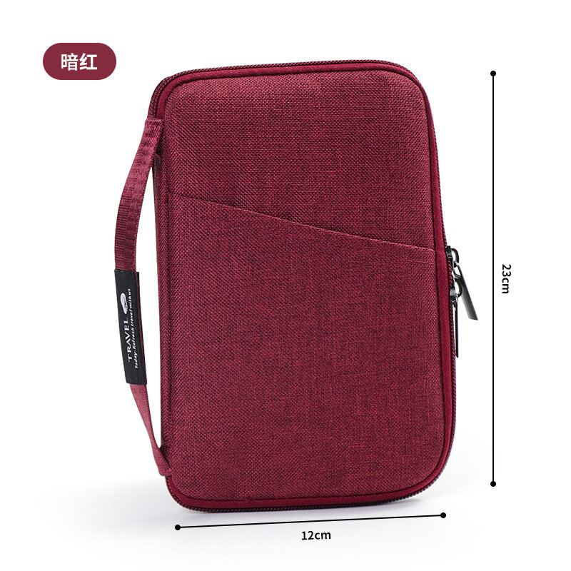 Органайзер для документов NIT Perfect Goods в путешествие, цвет бордовый