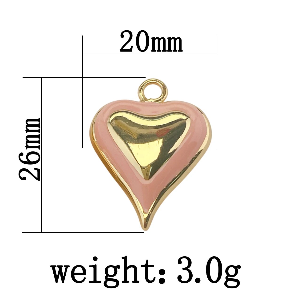 2 шт. новый цвет эмалированный кулон в форме сердца DIY ожерелье Шарм аксессуары для изготовления ювелирных изделий медные позолоченные детали оптом для женщин