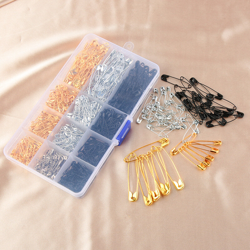 Игл Набор безопасных булавок , 540 шт. ассорти в пластиковая коробке(19MM,22MM,26MM,36MM)