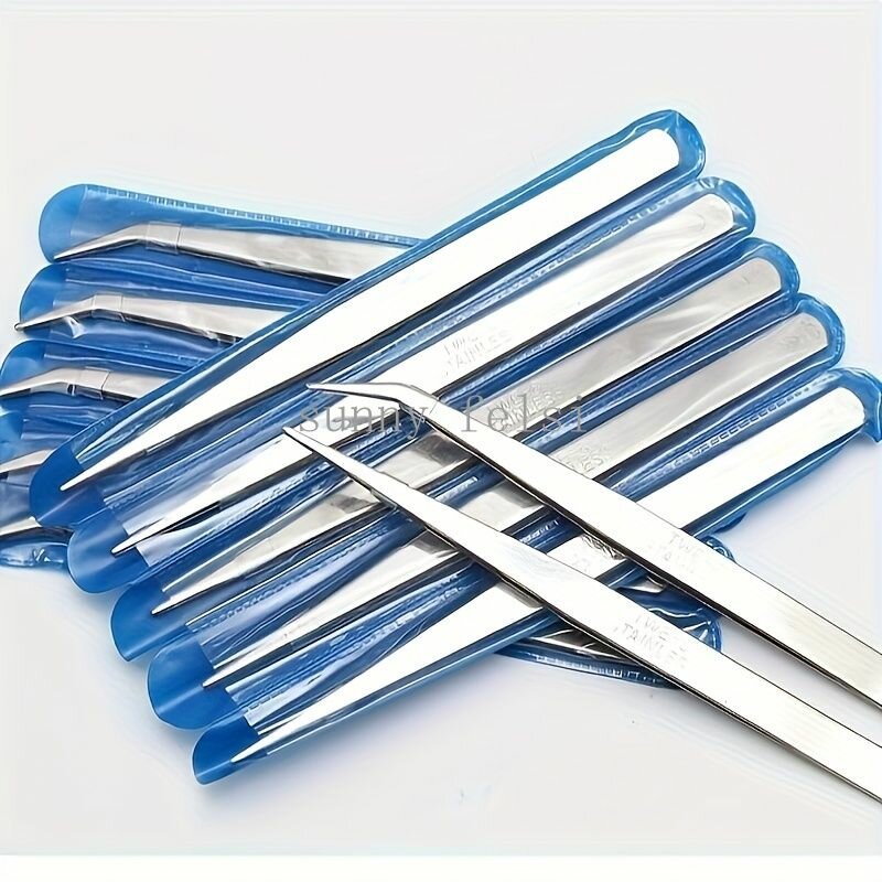 Набор для шитья и ткачества, серебристо-серый, пинцеты и зажимы из нержавеющей стали, универсальные инструменты для домашнего творчества и ремонта одежды