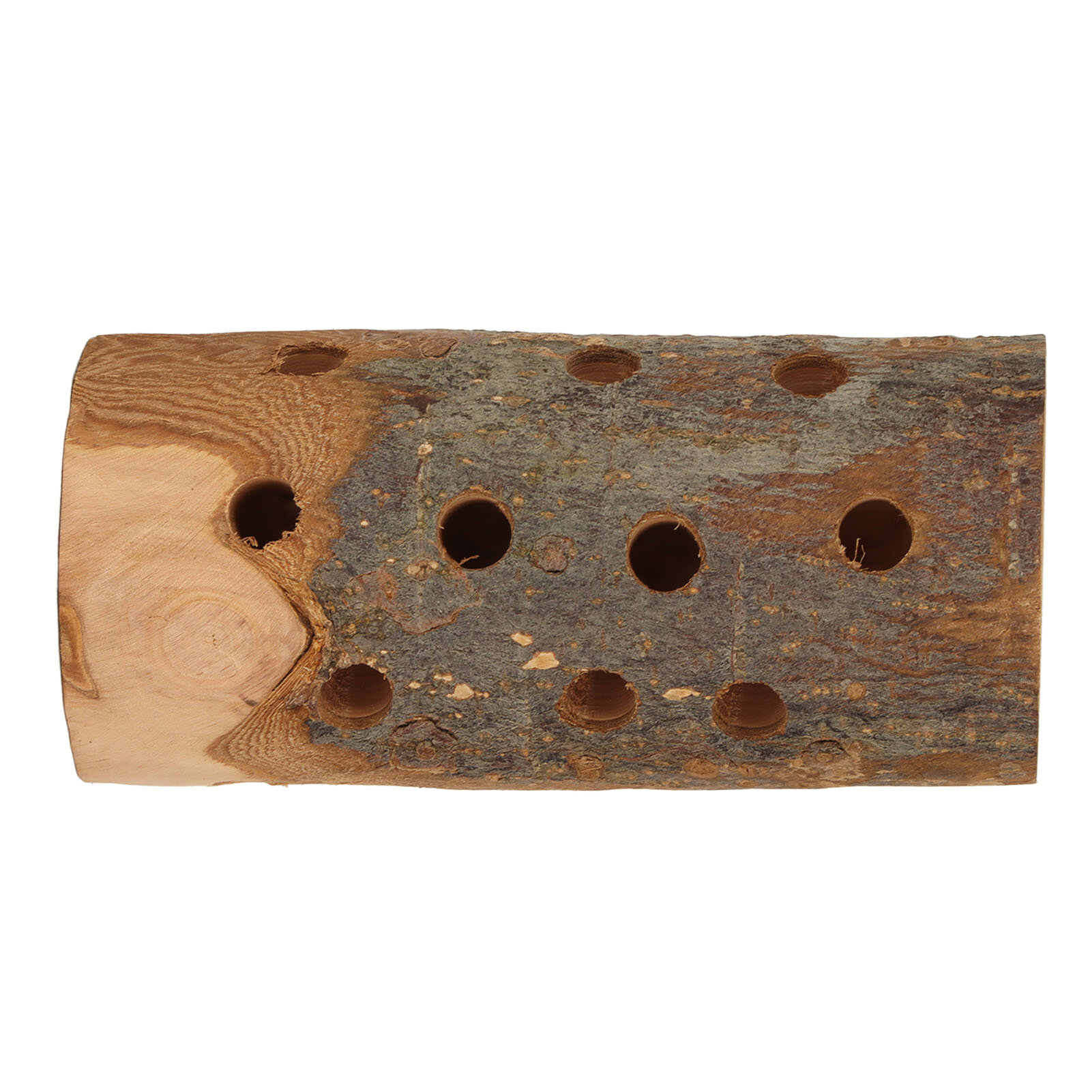 Игрушка для жевания "бревно" для хомяка, натуральная, безопасная, устойчивая к укусам моляров, деревянная палочка для попугая, для мелких животных, размер S