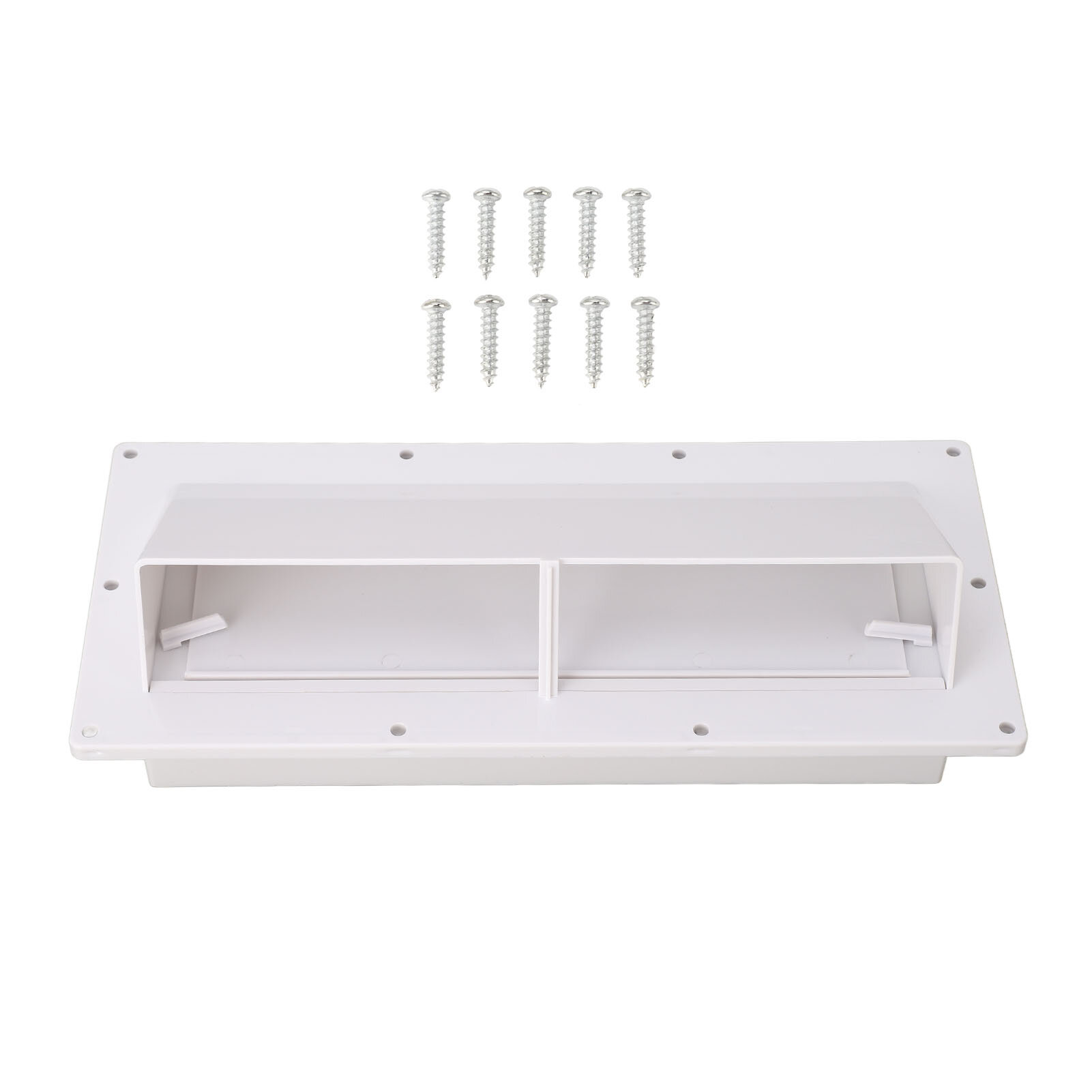 Крышка вытяжной вентиляции из АБС-пластика, автоматическая ветрозащитная заслонка, запираемая крышка вентиляционного отверстия для автодома, дома, кемпера, белая