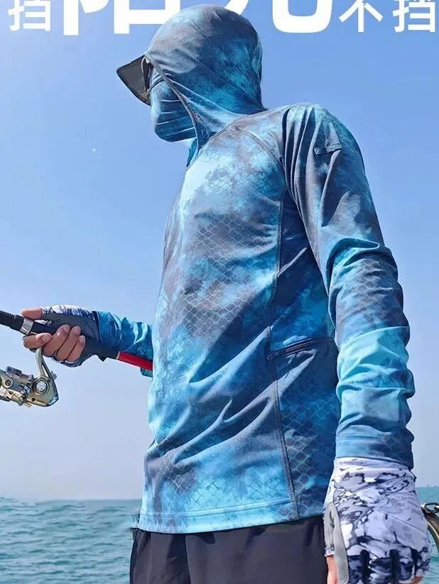 Джерси для рыбалки/Быстросохнущий дышащий рыболовный костюм для защиты от солнца