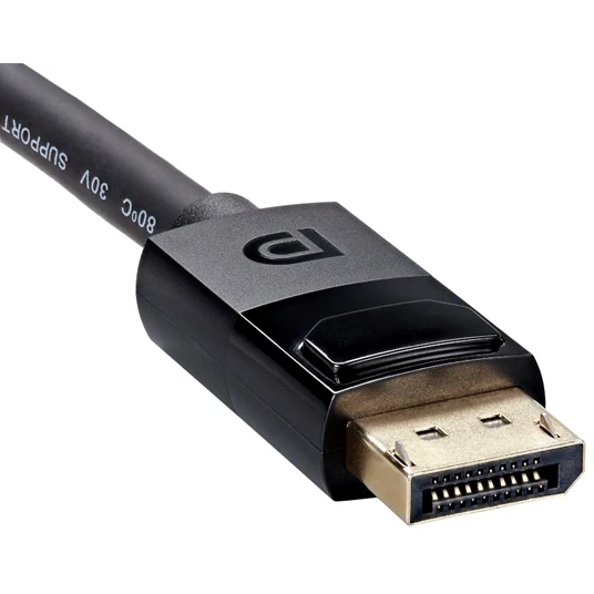 Кабель соединительный DP-DP 2.1V 80Gbs 16K@60Hz 1м , медь, Telecom TCG865-1M — фото 1