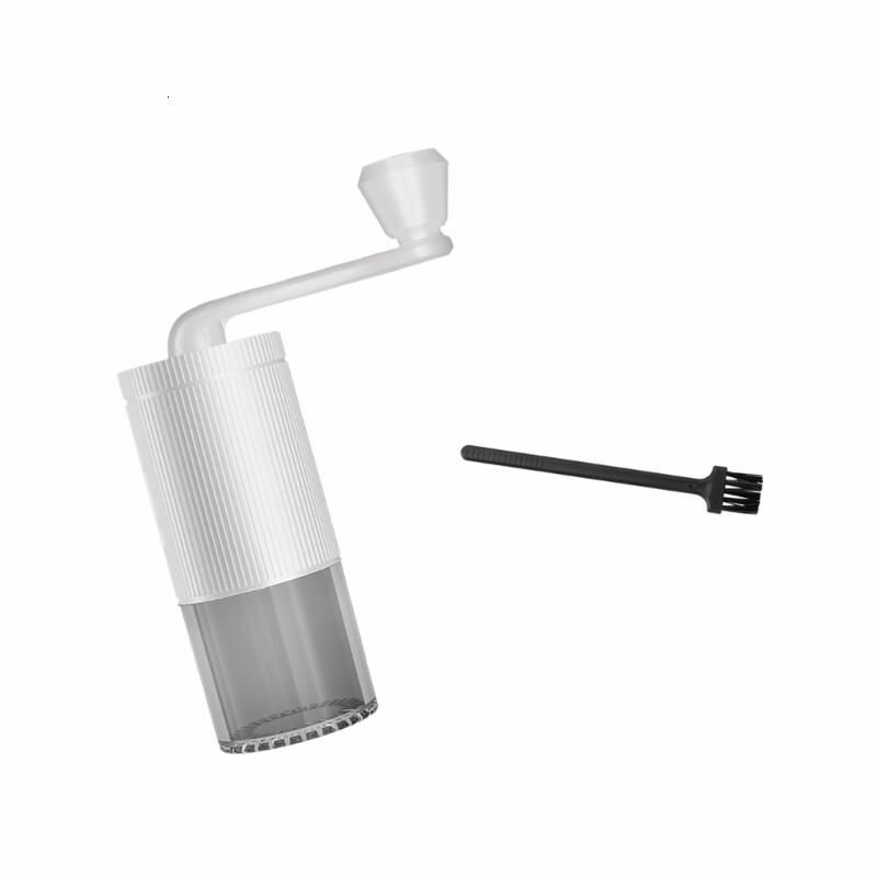 Кофемолка с ручным приводом, кофемолка в зернах, ручная для кофе, прибор ручной варки -белый