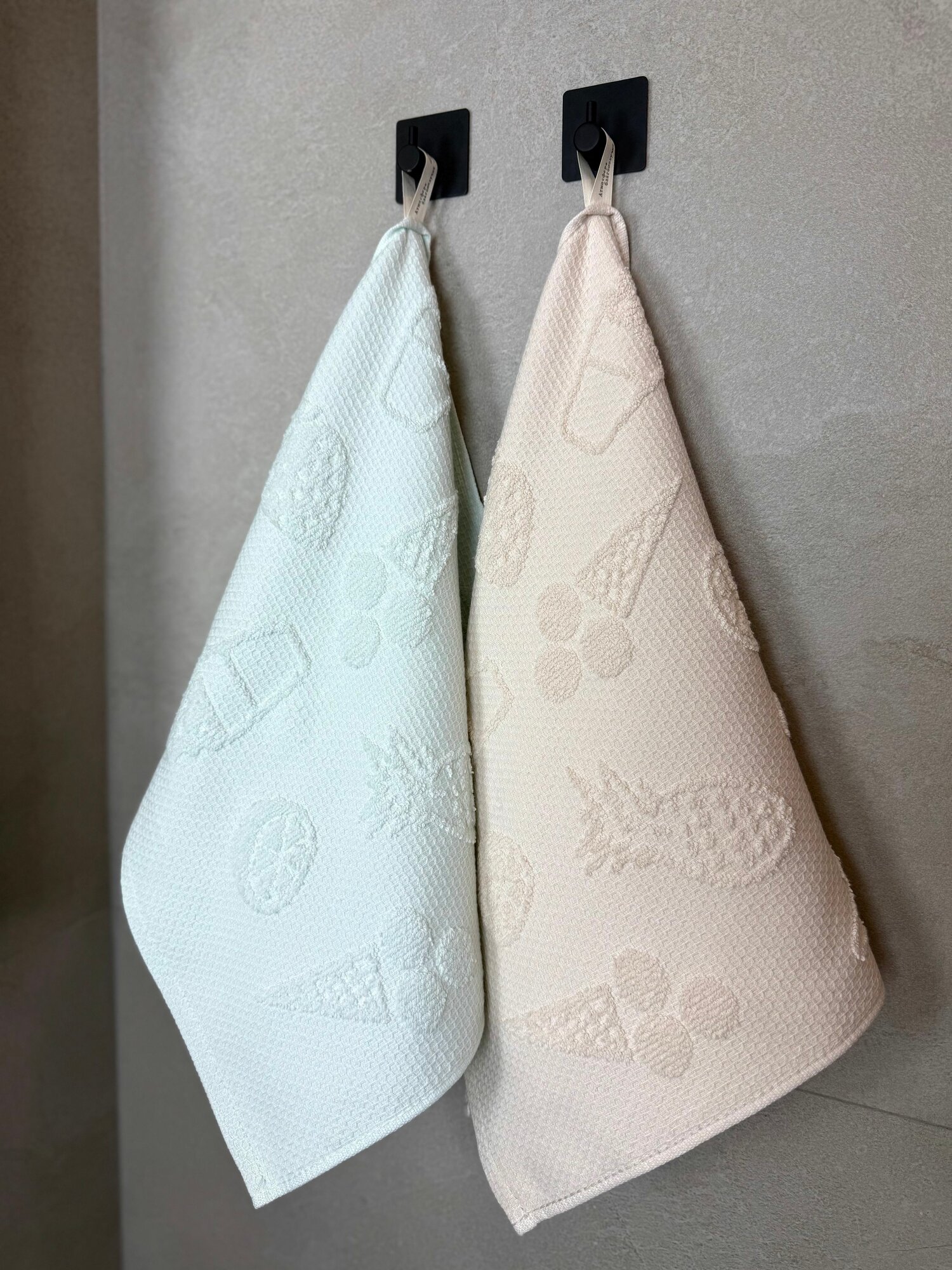 Полотенце для рук и лица / комплект вафельное полотенце 2 шт