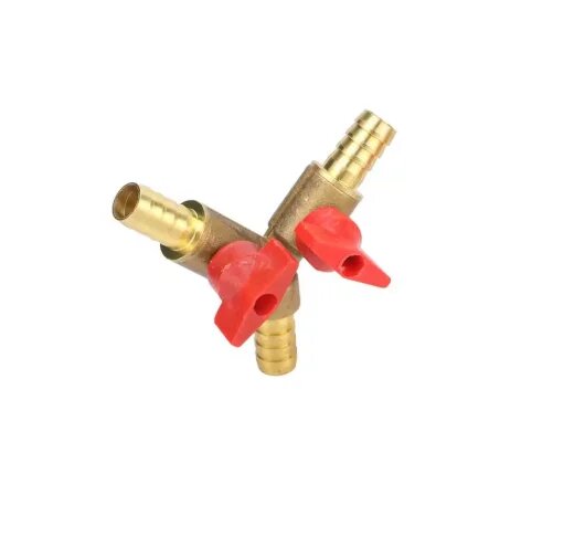 Латунные 3-ходовые краны 6/8/10/12 мм 12mm