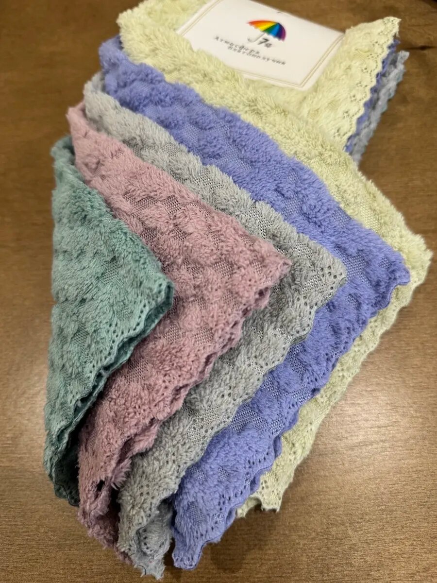 Салфетки для уборки 7Я Атмосфера Благополучия, из микрофибры, 30 x 30 см, набор 5 шт, универсальные