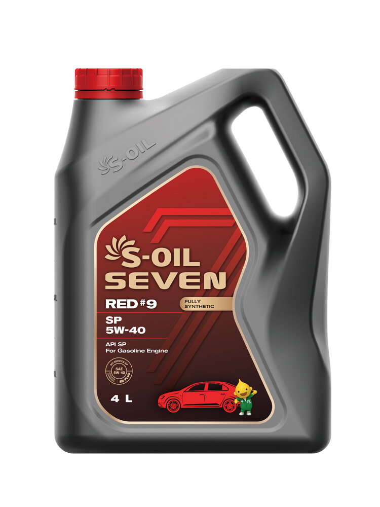 Масло моторное 5W-40 S-OIL 7 RED #9 SP (4л)