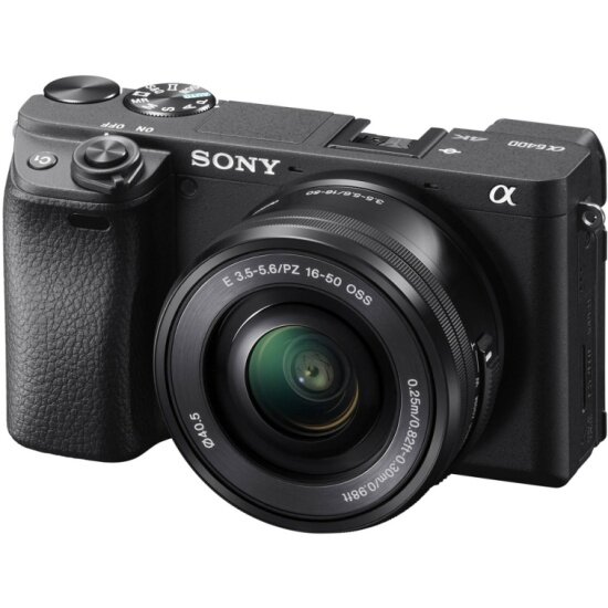 Цифровой фотоаппарат Sony A6400 кит 16-50мм PZ черный