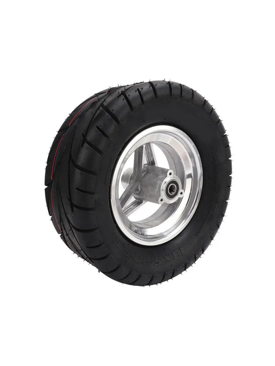 Резиновая шина 13X5.00‑6.5 со ступицей из нержавеющей стали,