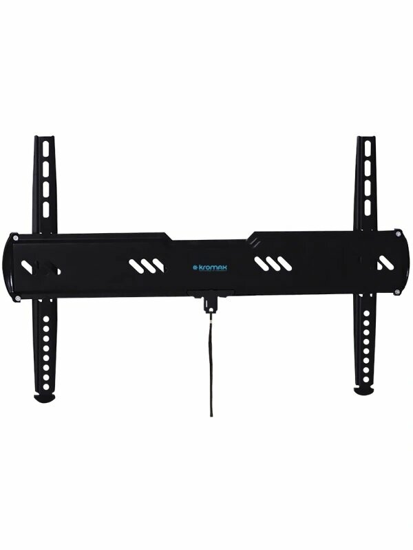 Кронштейн для телевизора Kromax Ultra Slim-100, 32-90", настенный, фиксированный, черный (90651)