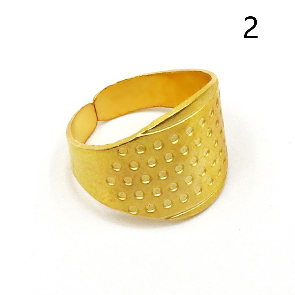 Регулируемый наперсток для шитья, защита пальца при работе с иглой и рукоделии, удобный аксессуар для швеи и домашнего хобби