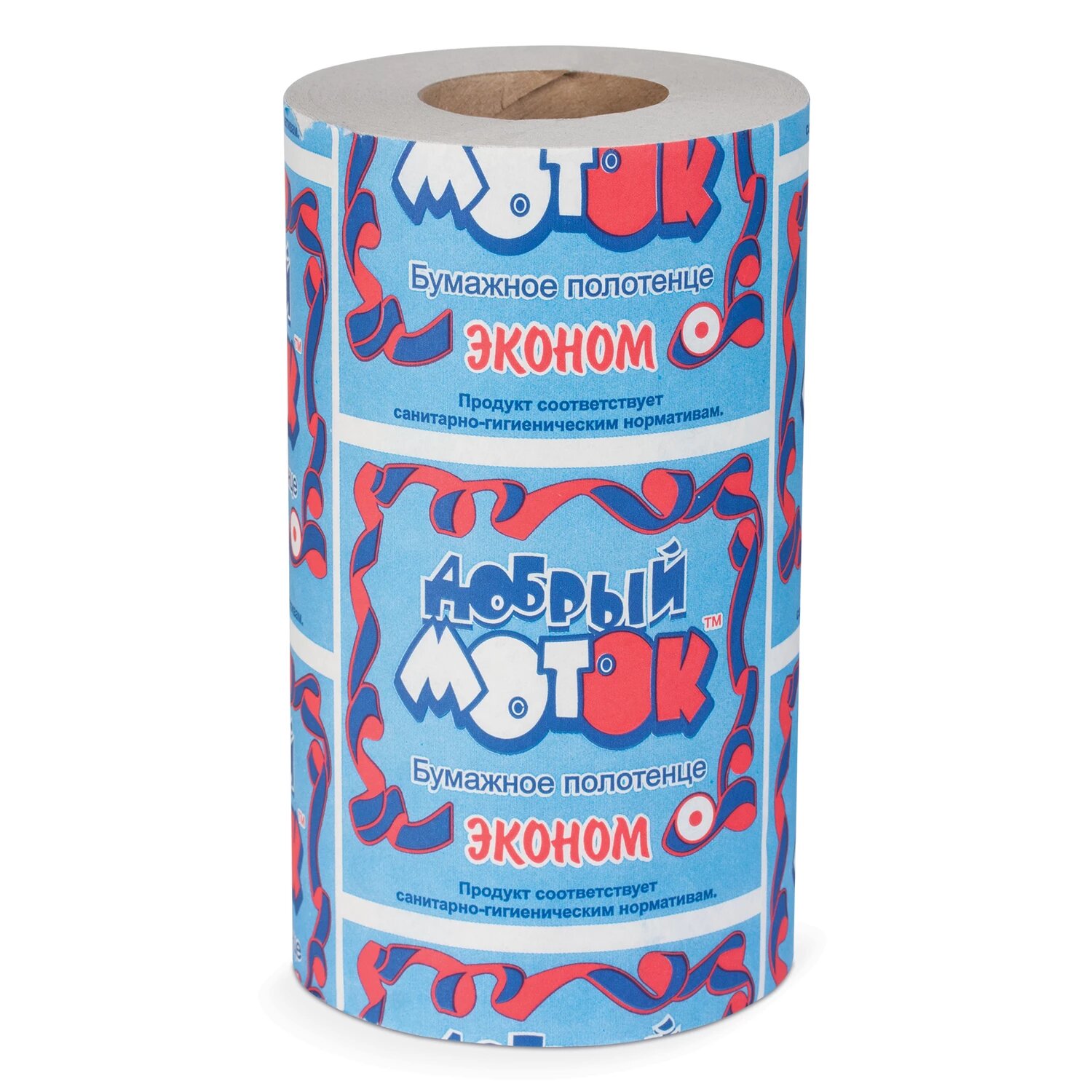 Полотенце бумажное бытовое, 28 м, на втулке (эконом), 24шт.