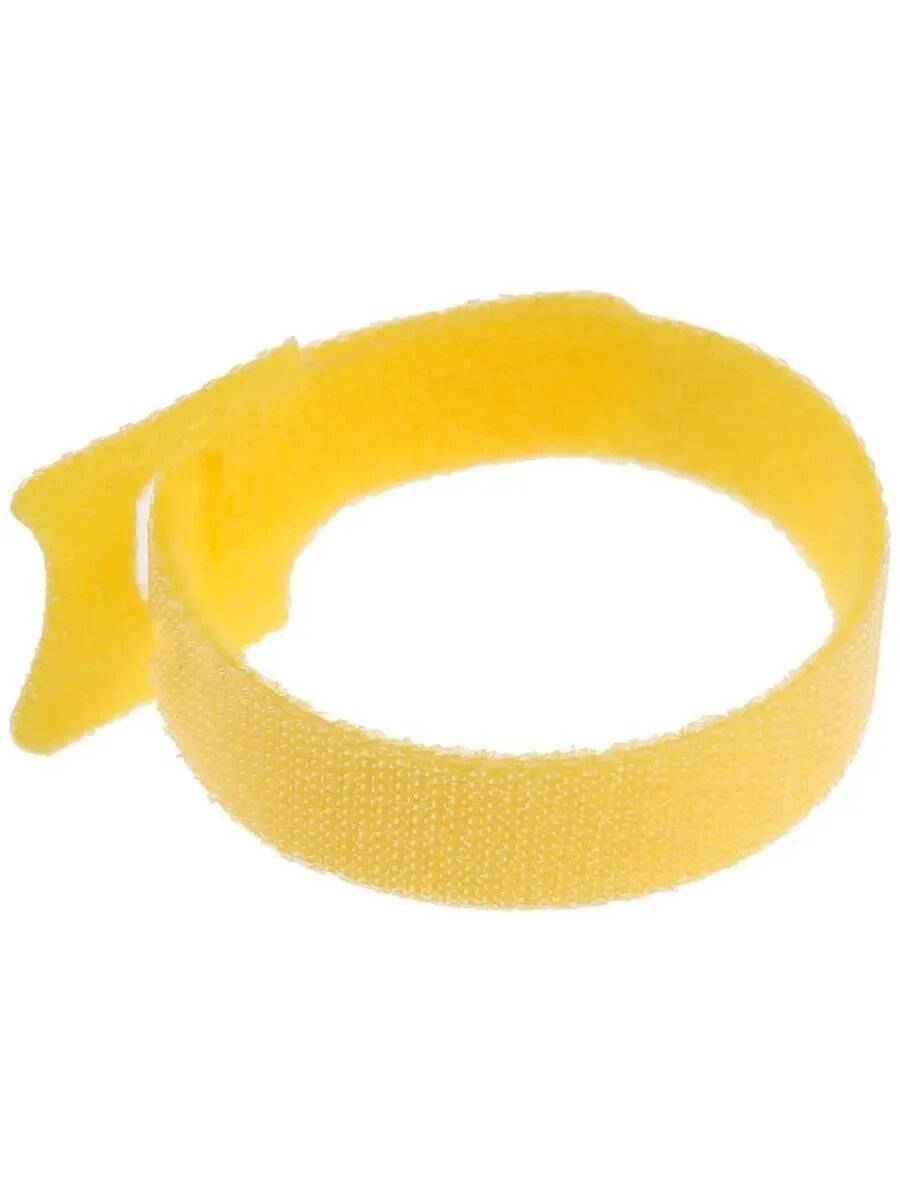 Липучка стяжка для проводов и кабелей 150 мм, 10 шт