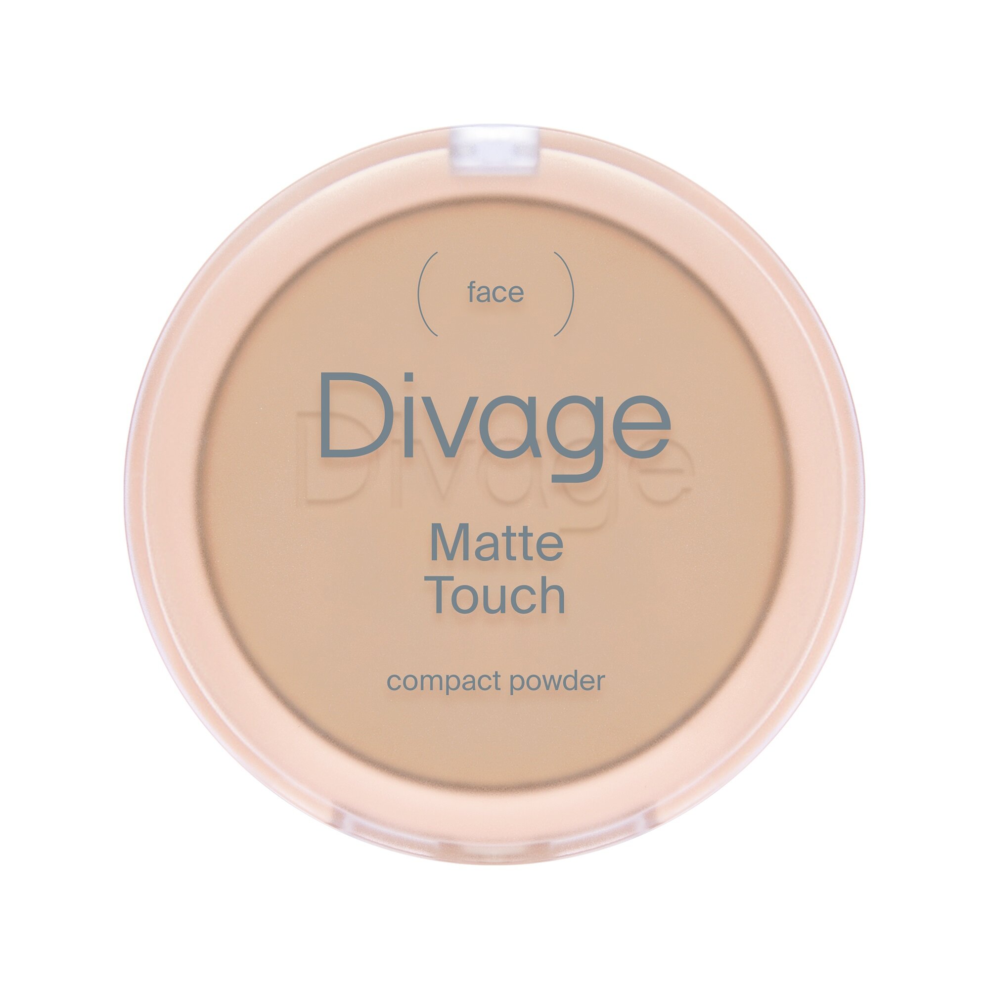 Пудра компактная Divage Matte Touch Тон 04 sand песочно-бежевый