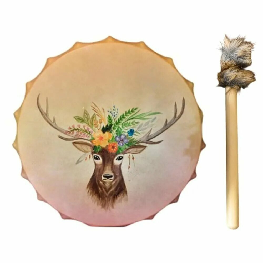 Шаманский бубен для звукотерапии, - Тип E