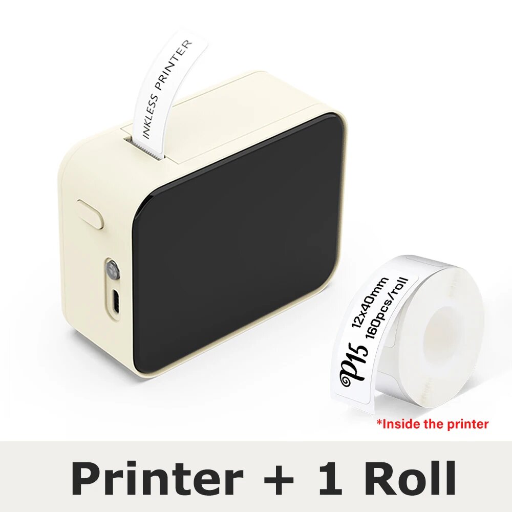 Портативный Термопринтер Marklife P15, Мини-принтер Для Этикеток, Беспроводная Bluetooth-машина Для Печати На Липких Этикетках