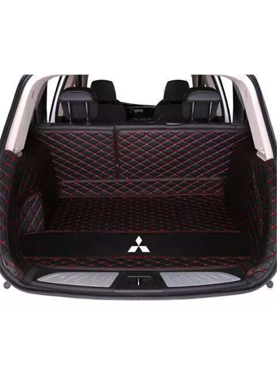 Коврик в багажник Mitsubishi Outlander III (2012-2017) из искусственной кожи, защита пола, 1 шт