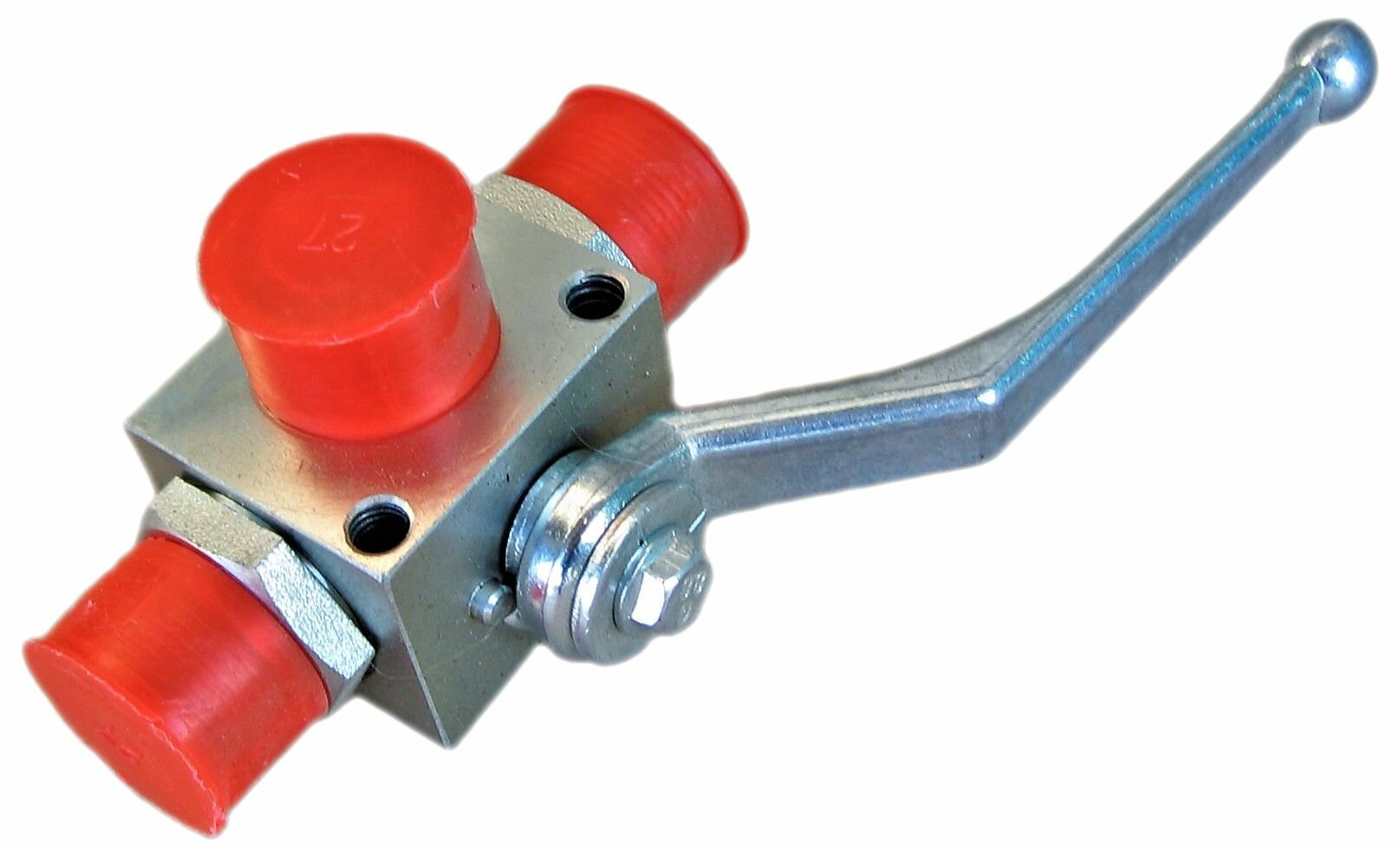 Кран шаровый гидравлический, трехходовой, для спецтехники ДТ-75