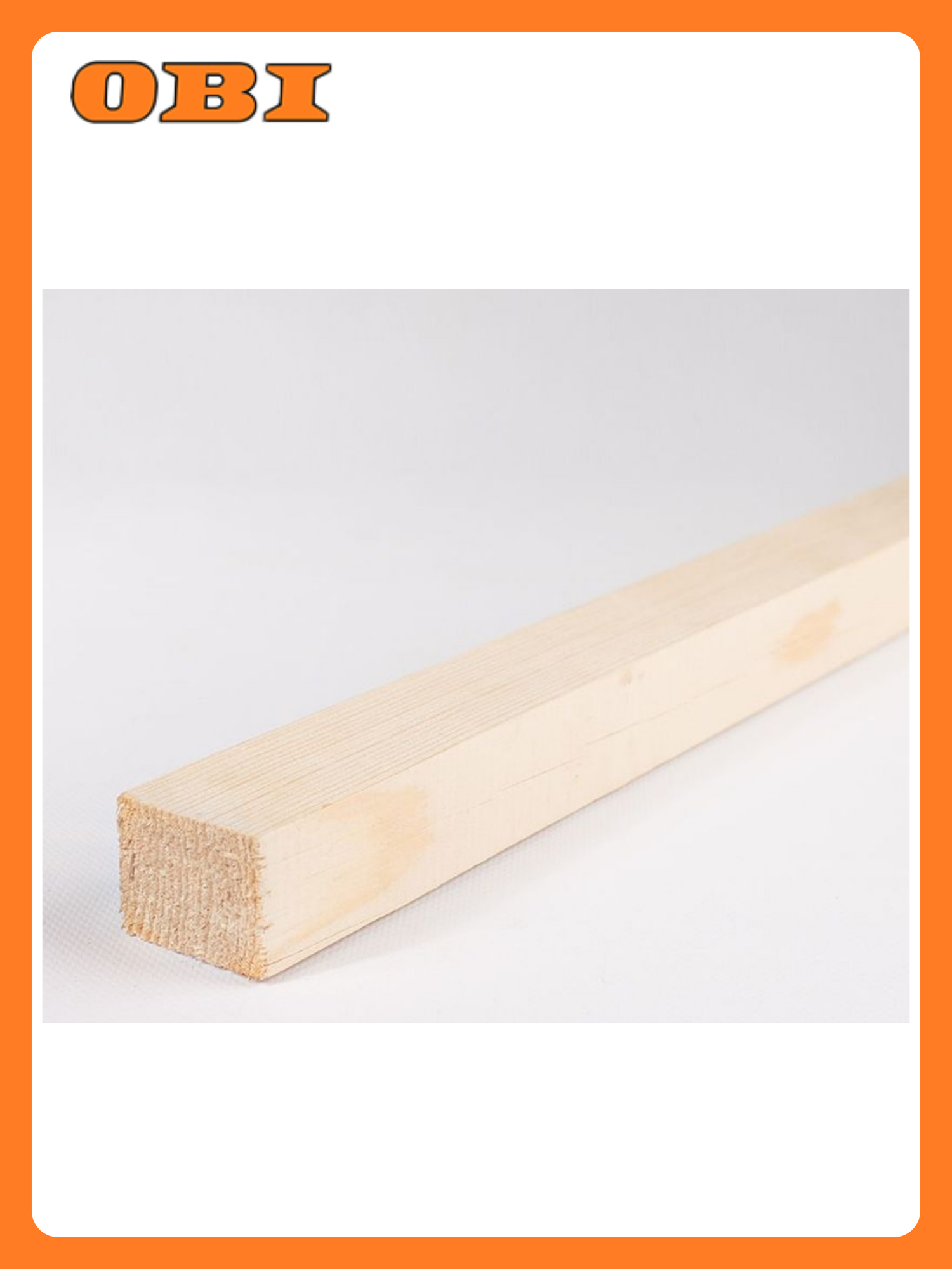 Брусок сухой строганный илимлесхоз, сорт АВ, 2000x40x40 мм, хвоя, бежевый