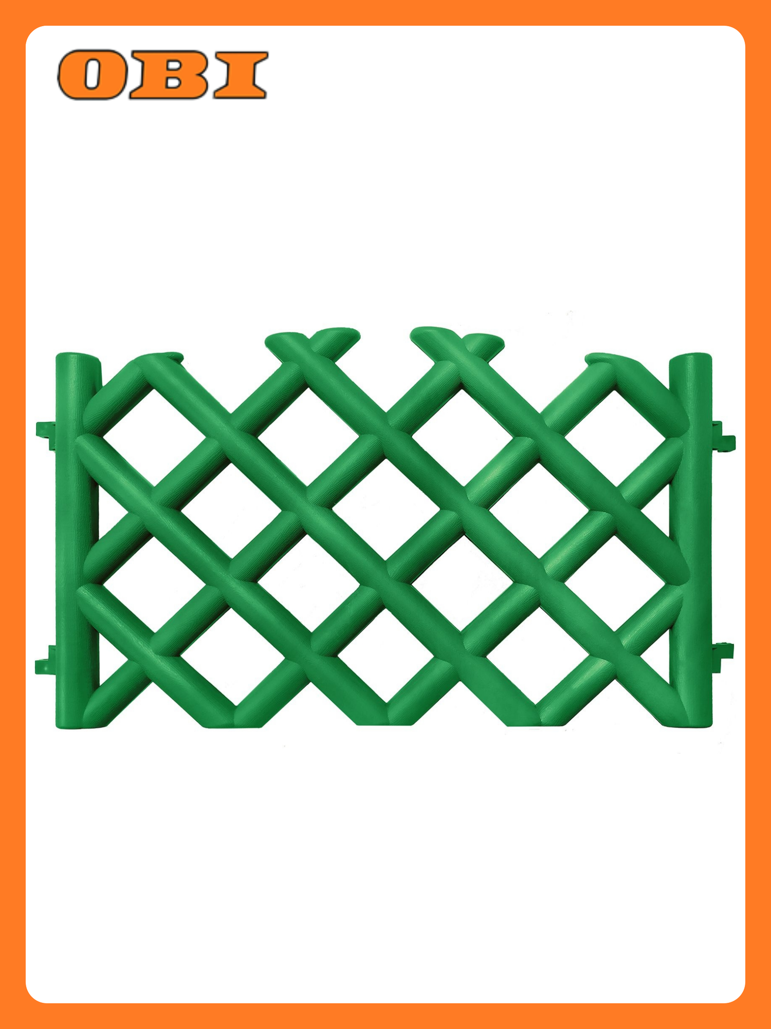 Заборчик BAROKKO зеленый 40х70 см 4 шт