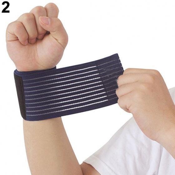 Brace эластичный для запястья лодыжки кисти локтя колена для cycling и climbing blue
