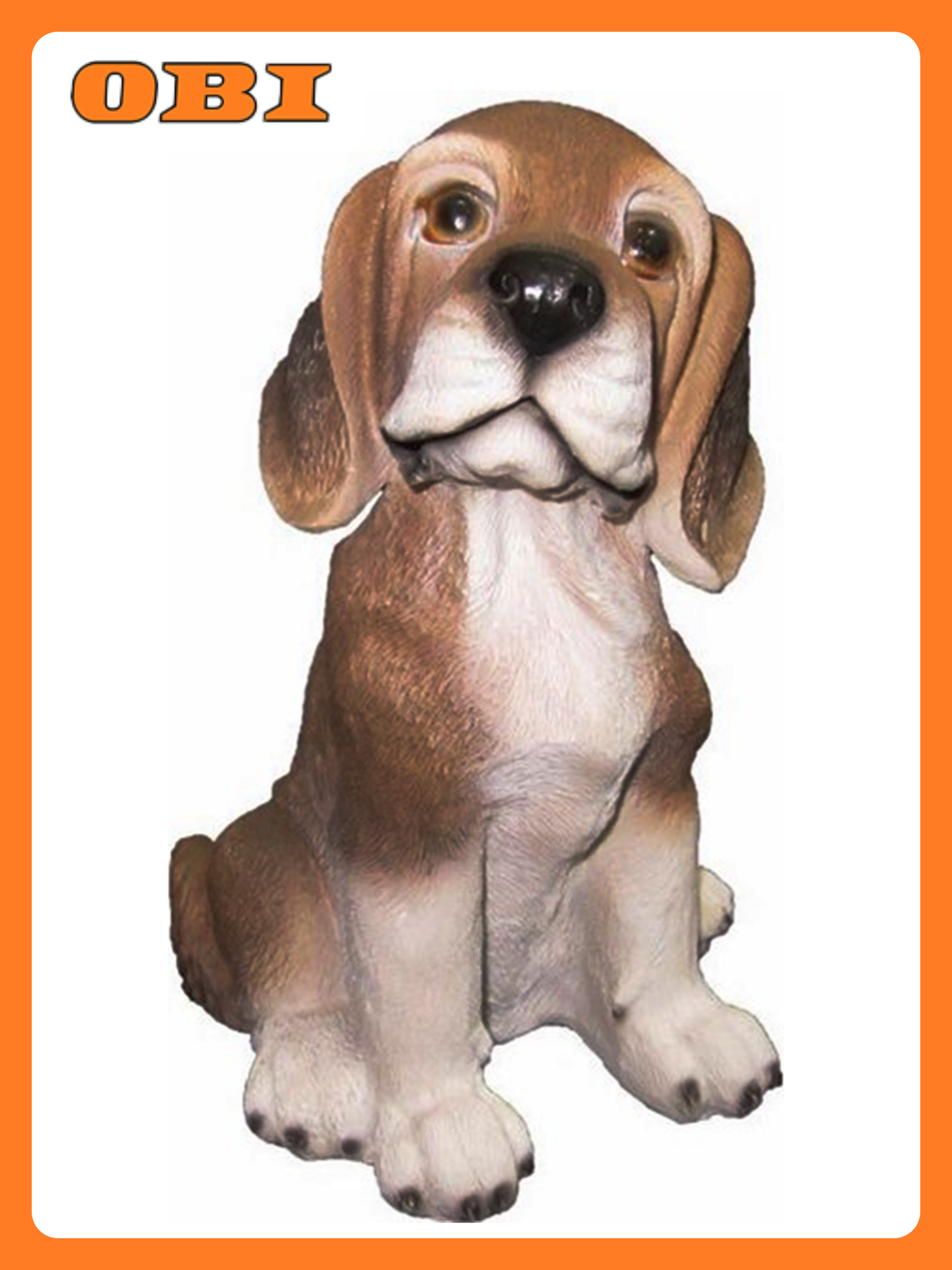 Садовая фигура Decobraz "Щенок", искусственный камень, 31 см