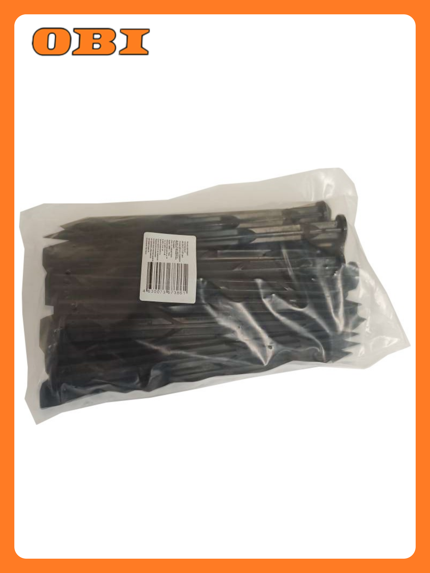 Крепящий анкер для ландшафтного бордюра Standartpark АК/24-У черный