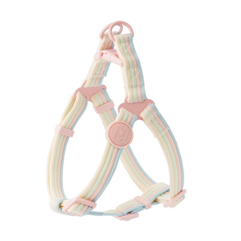 PETSVILLE Pie Thinking Dog Тяговая веревка Соответствие цветов Послеобеденный чай Серия Грудь Спина Шея Кольцо Костюм