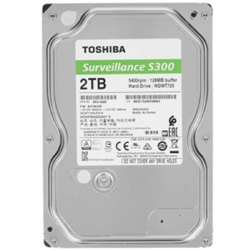 HDD жесткий диск Toshiba HDWT720UZSVA Surveillance 2000ГБ