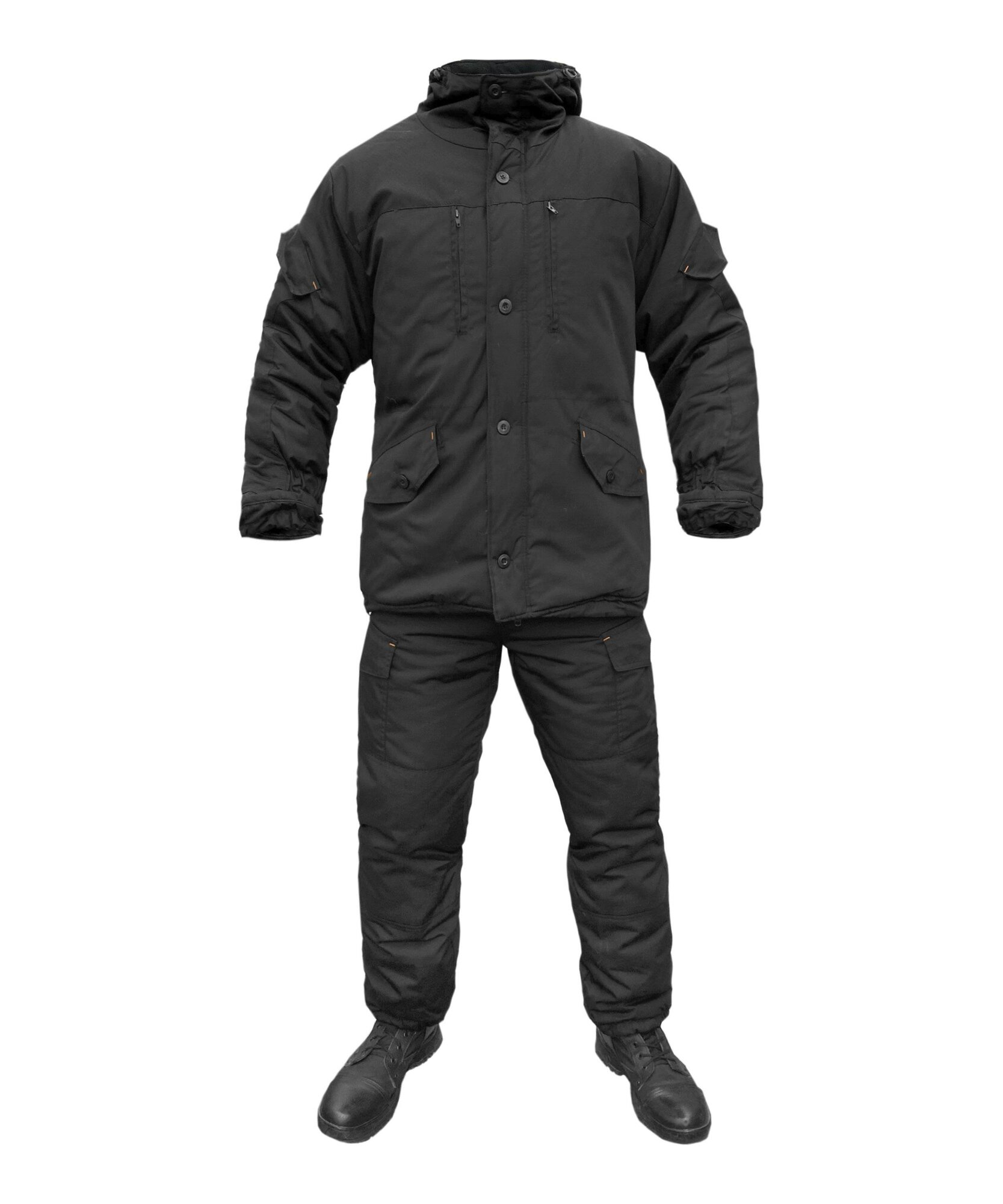 Костюм горка зимний на молнии черный (56 - 58 / 182 - 188)