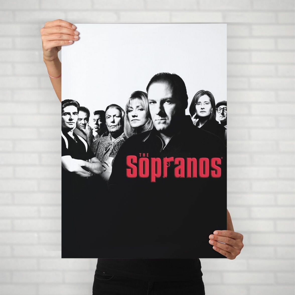 Плакат на стену для интерьера Клан Сопрано (Общее 2) - Постер по сериалу формата A2 (42х60 см)