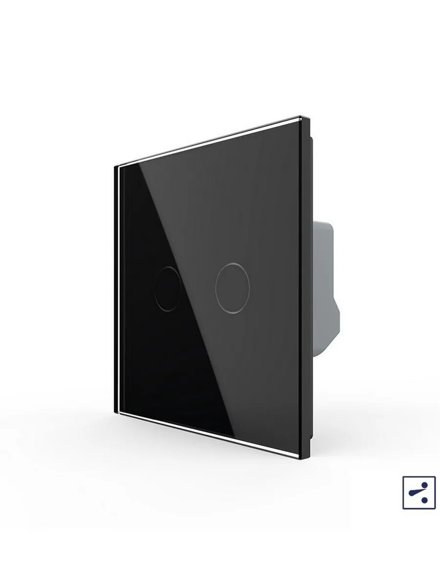 Выключатель сенсорный двухклавишный проходной