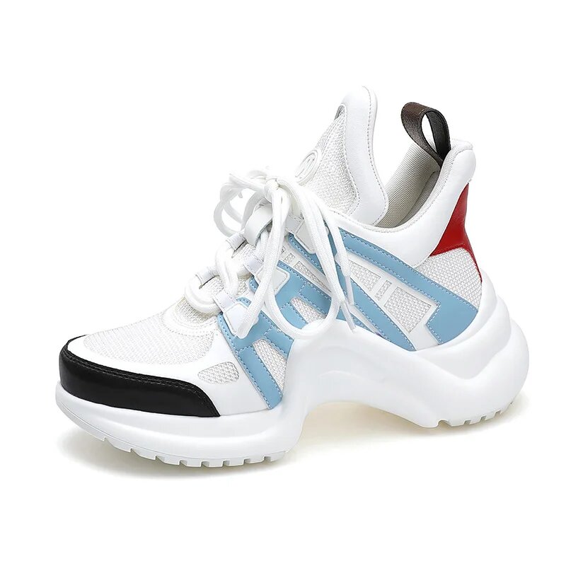 Кроссовки Microfiber Leather Air Mesh Lace Up Vulcanized Shoes