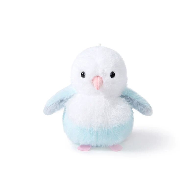 Синий попугай мягкий брелок 11,5 см для сумок и ключей милый подарок