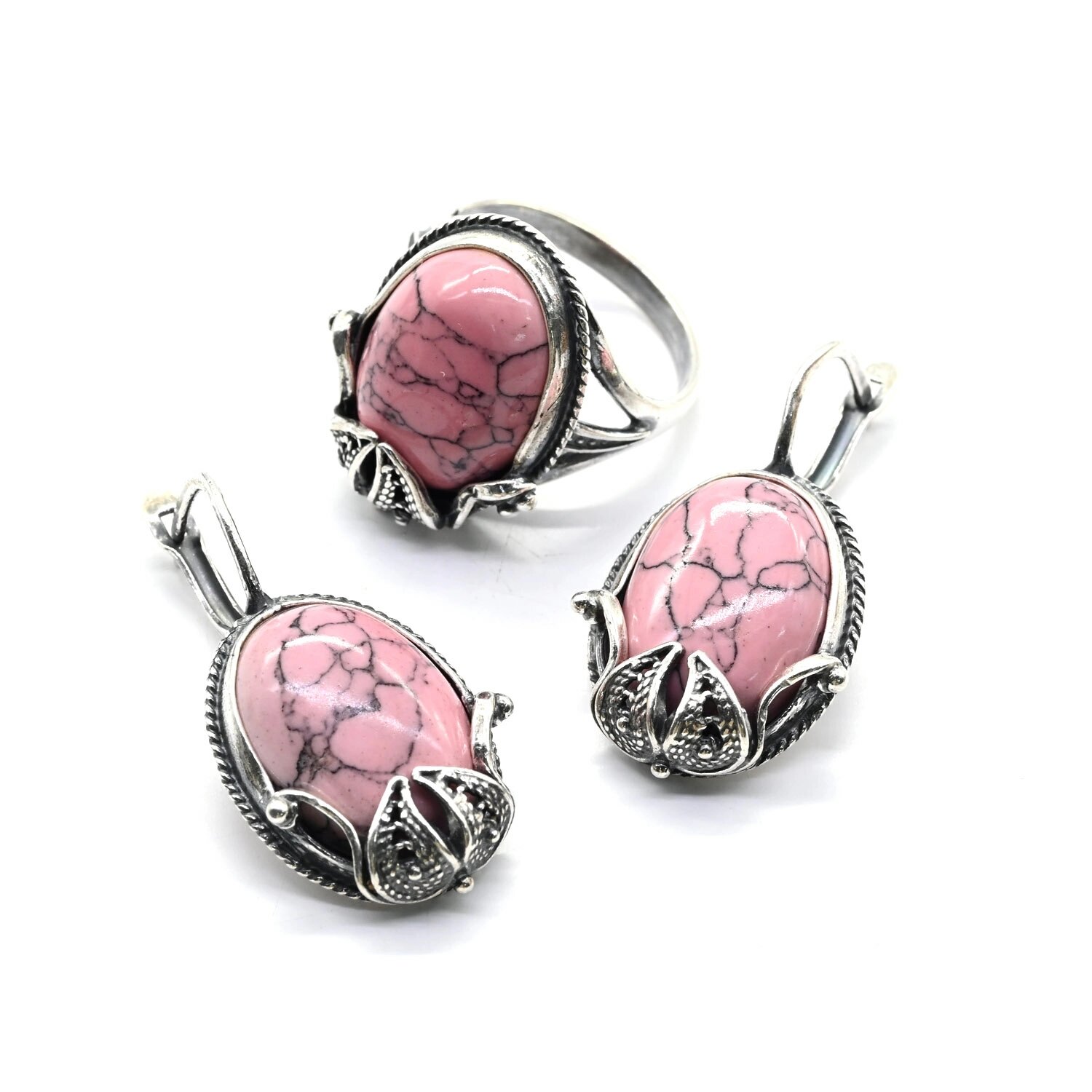 Серьги, кахолонг