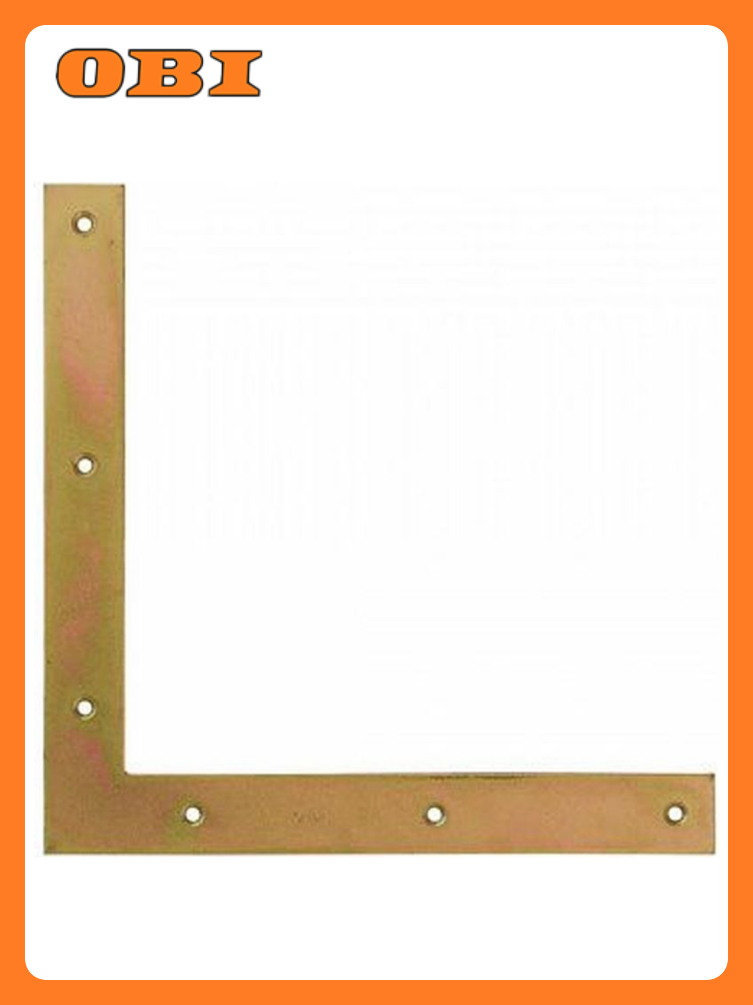 Оконный уголок плоский Tech-KREP 125х125х20х2 мм желтый