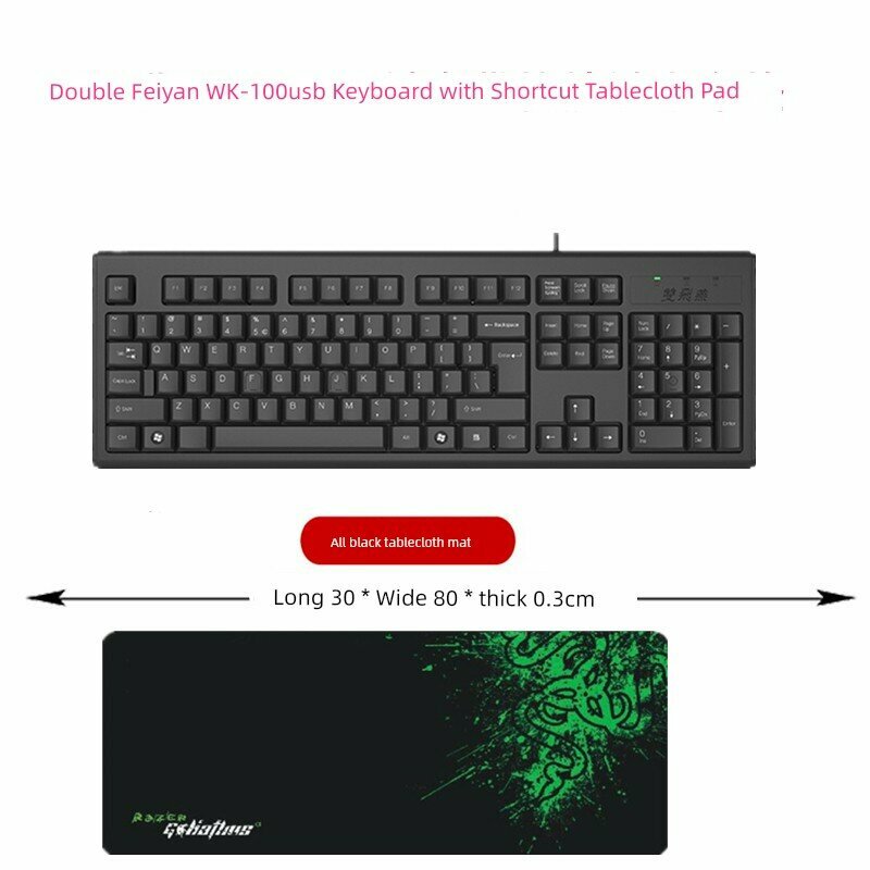 Водонепроницаемая проводная клавиатура A4TECH KB-8USB для офиса и дома, для настольных и портативных компьютеров WK100