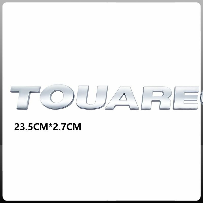 Наклейка для Volkswagen Touareg TDI V6 V8 — шильдик эмблема на кузов, логотип для задней/передней части — ABS знак